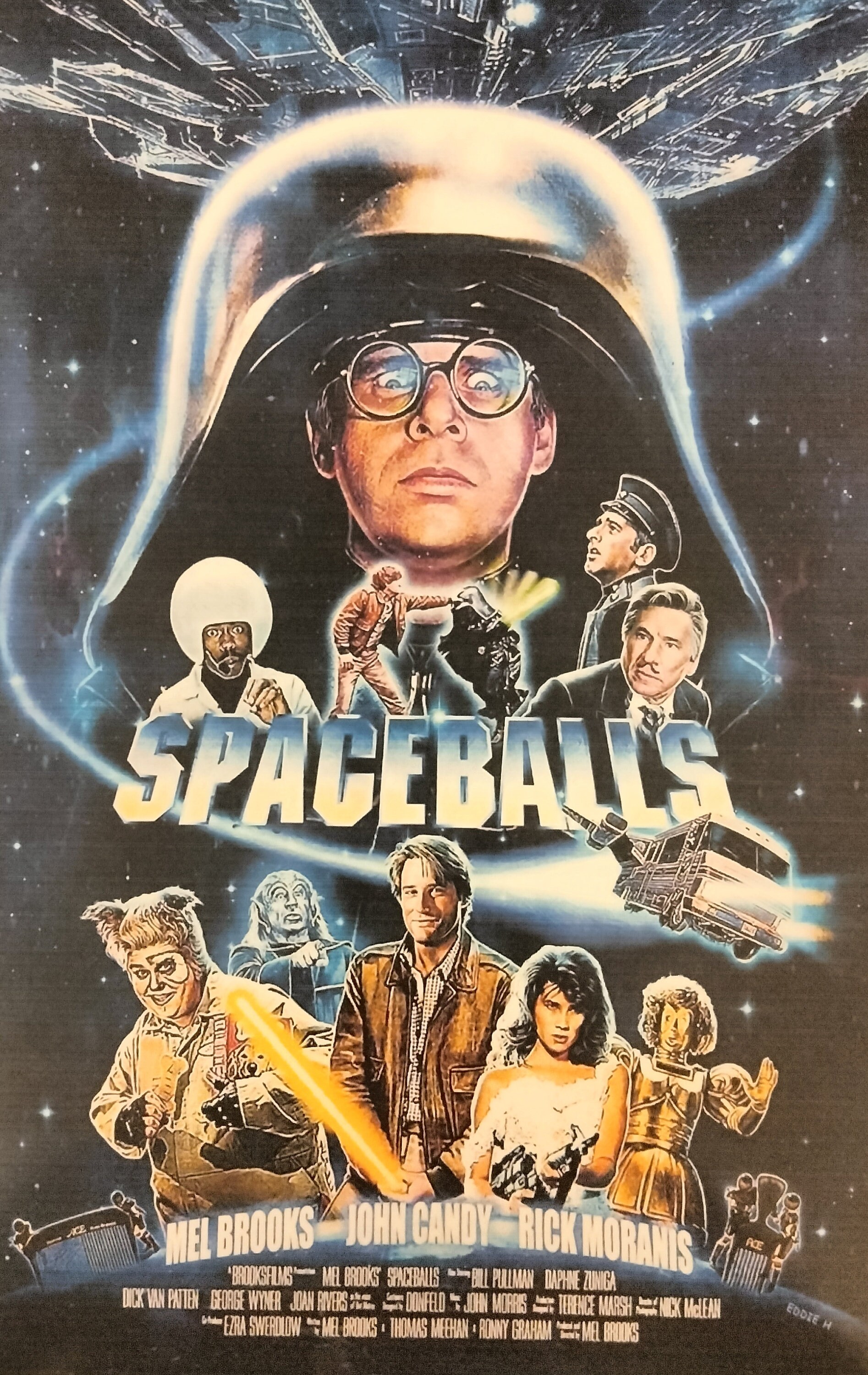 SPACEBALLS Movie Poster Laminated Print - Etsy