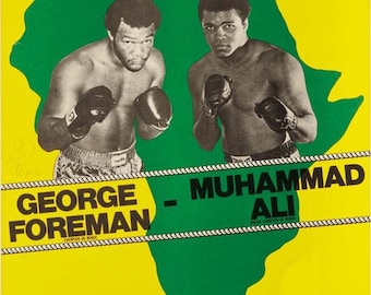 Muhammad Ali Vs George Foreman Rumble in the Jungle Print 11x13 - Etsy