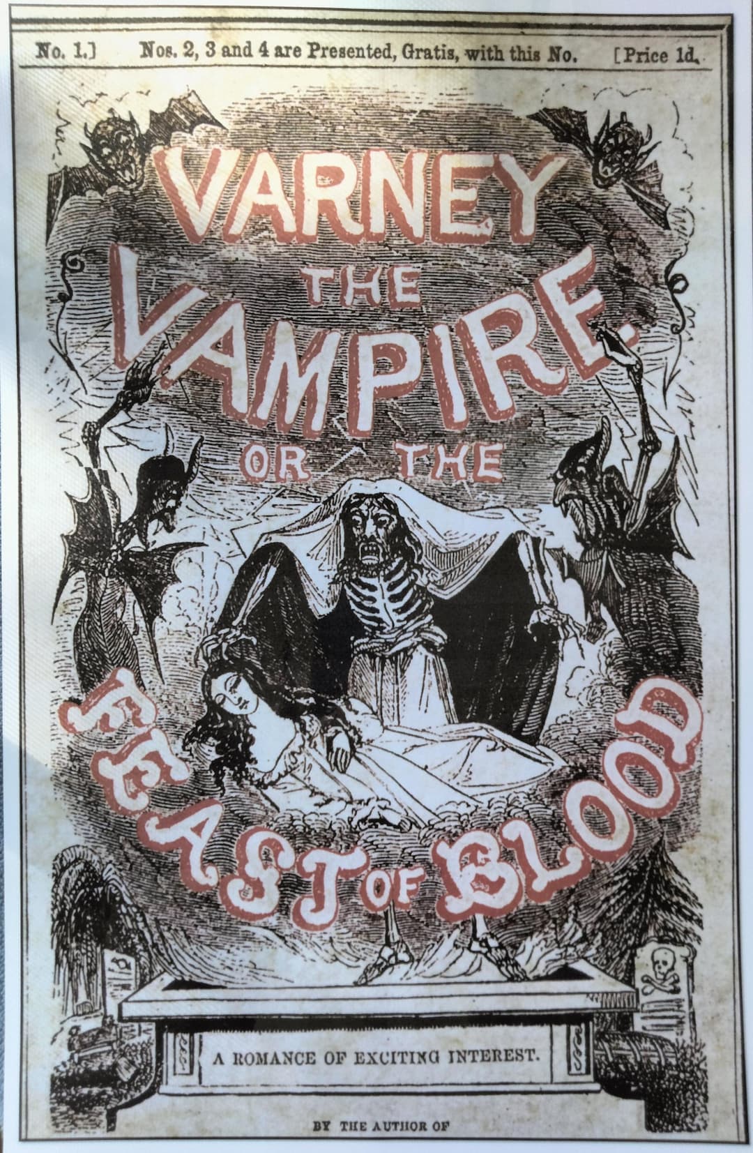 VARNEY the VAMPIRE Laminated Print - Etsy
