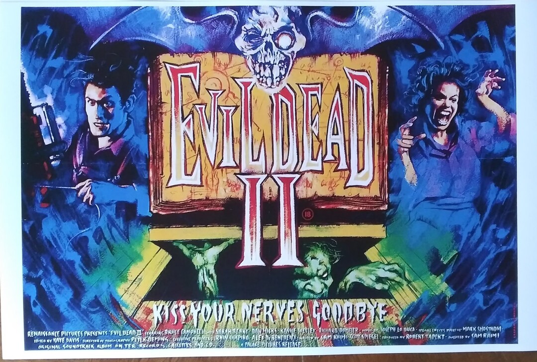 EVIL DEAD 2 Movie Poster Laminated Print - Etsy