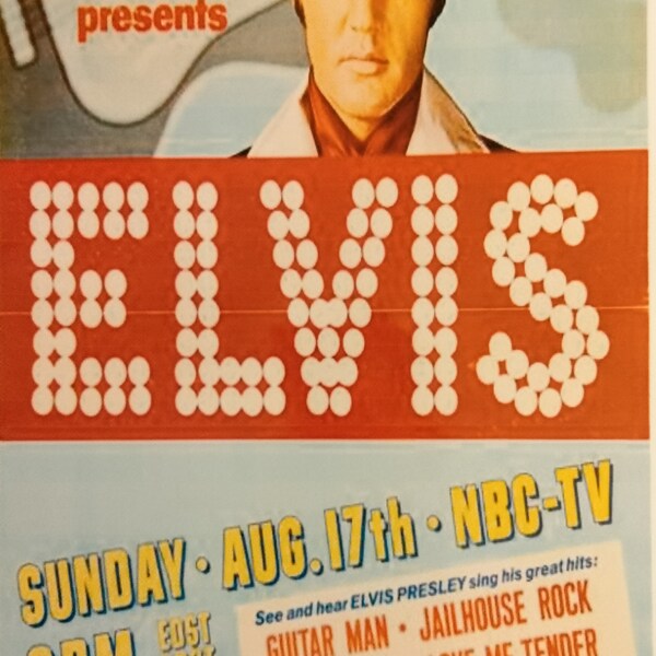 Elvis Presley Poster - Etsy