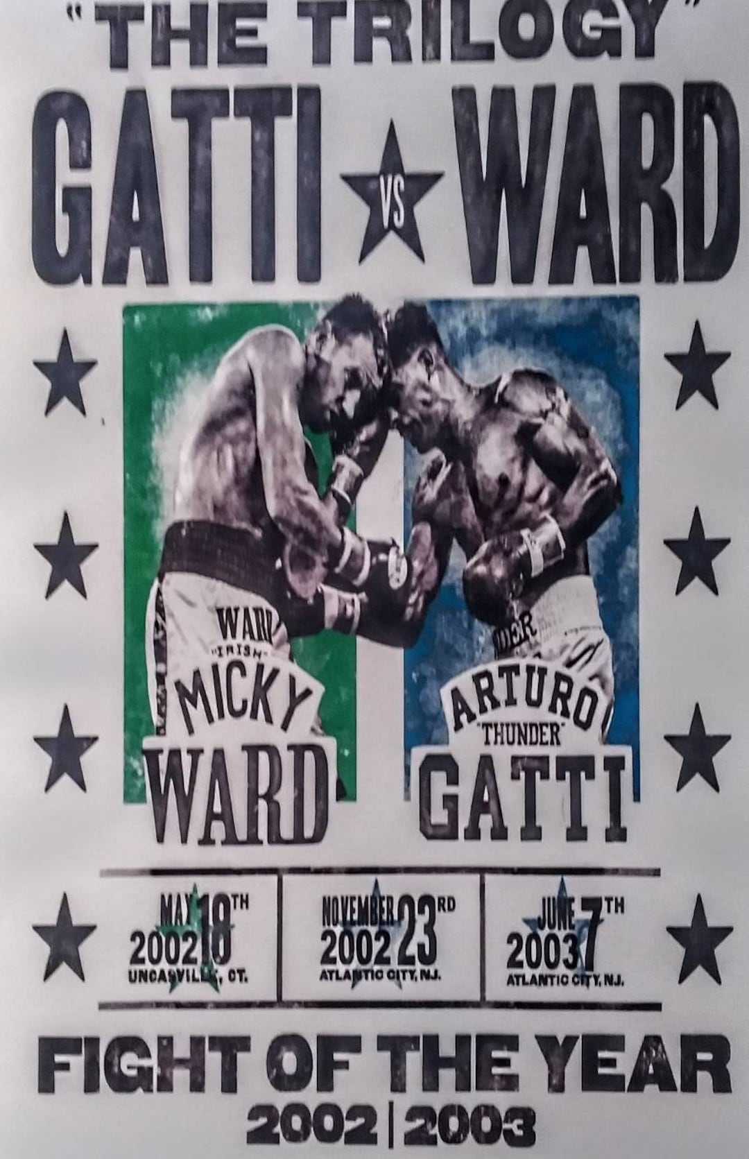 GATTI Vs WARD Trilogy Poster Laminated Print - Etsy