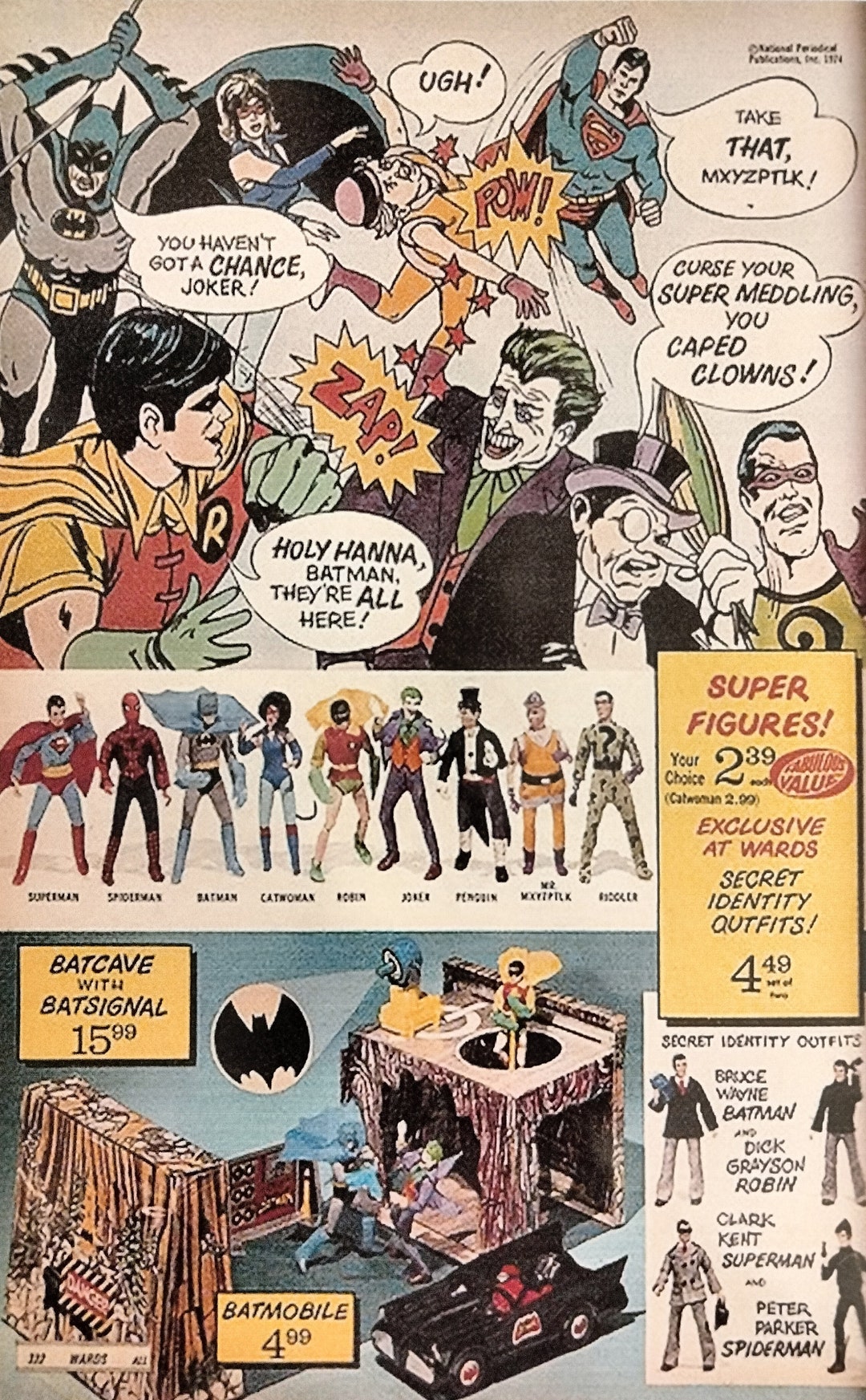MEGO 1970S DC Superhero Action Figures Ad Laminated Print - Etsy