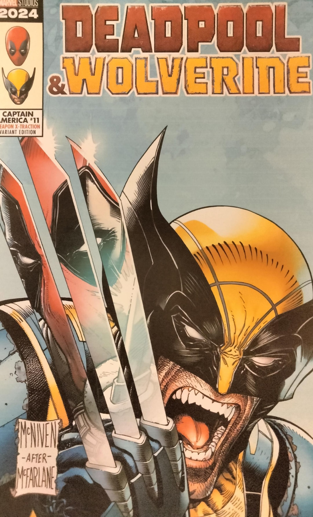 DEADPOOL and WOLVERINE 11 Cover Laminated Print - Etsy