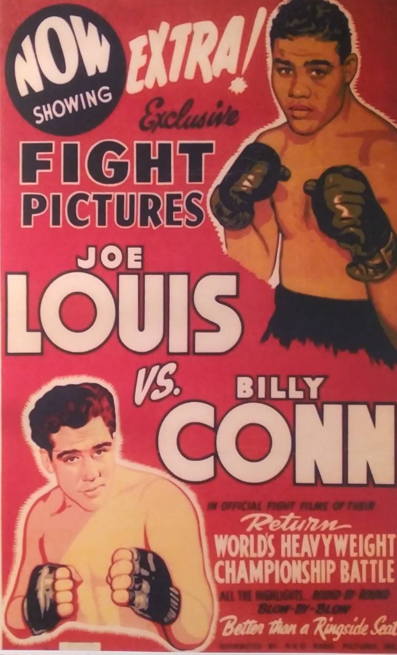 Joe LOUIS Vs Billy CONN Fight Poster Laminated Print - Etsy