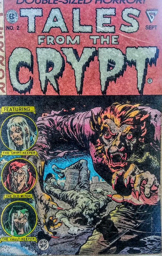TALES From the CRYPT Werewolf Cover Poster - Etsy