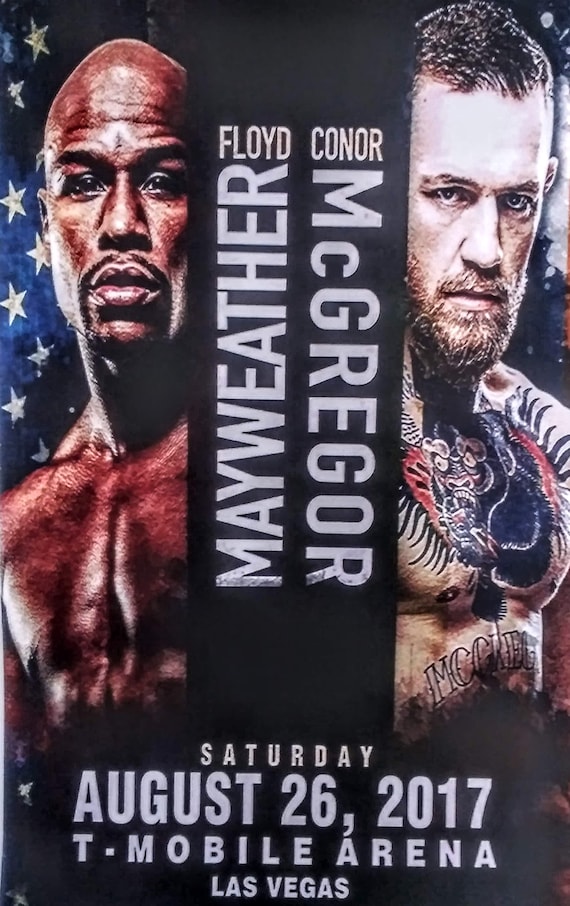 MAYWEATHER Vs Mcgregor Fight Poster | Etsy