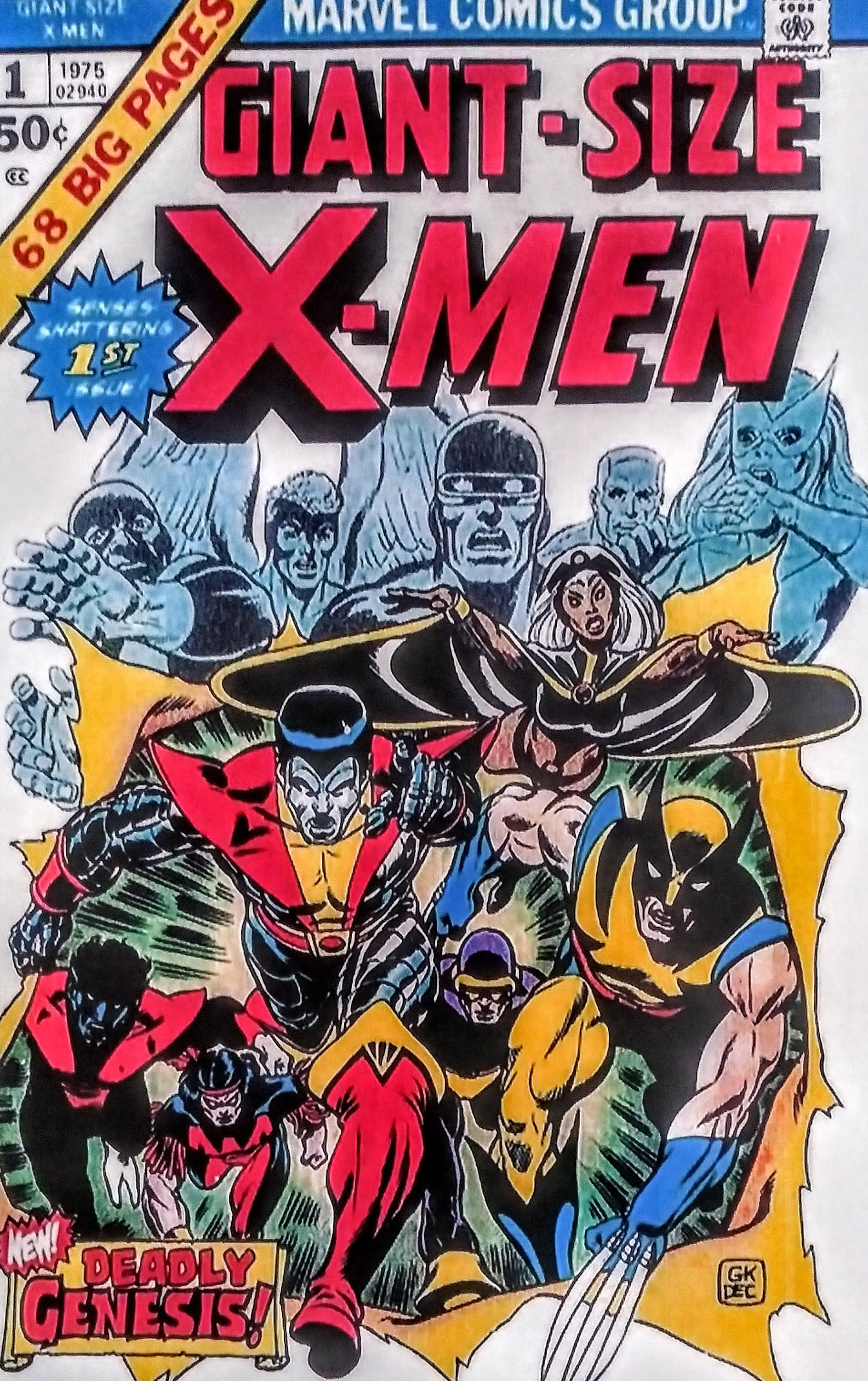 X-MEN Giant Size 1 Cover Artwork Laminated Print - Etsy