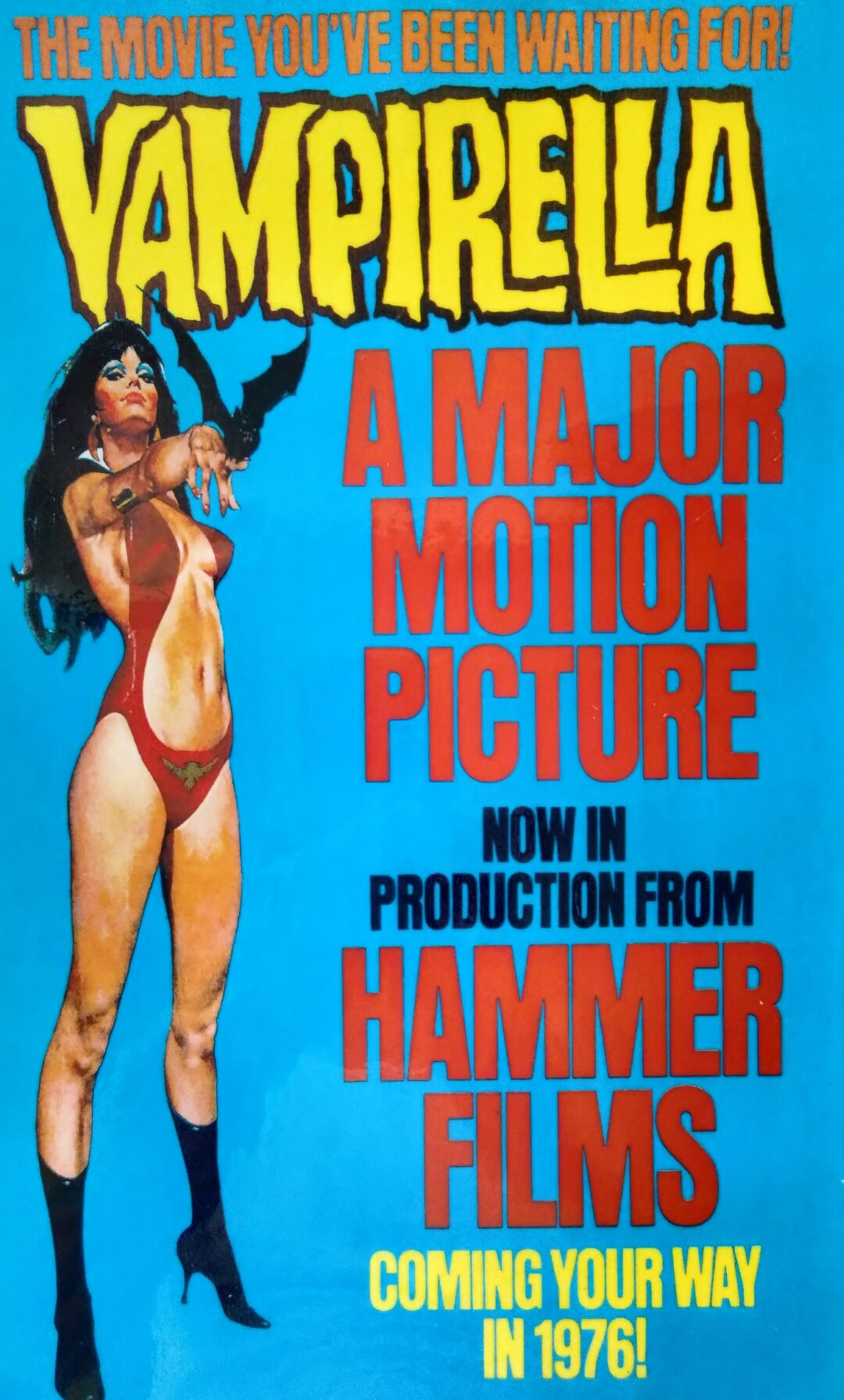 VAMPIRELLA Warren Magazines 1975 Promo Poster 11 X 17" Laminated Print - Etsy