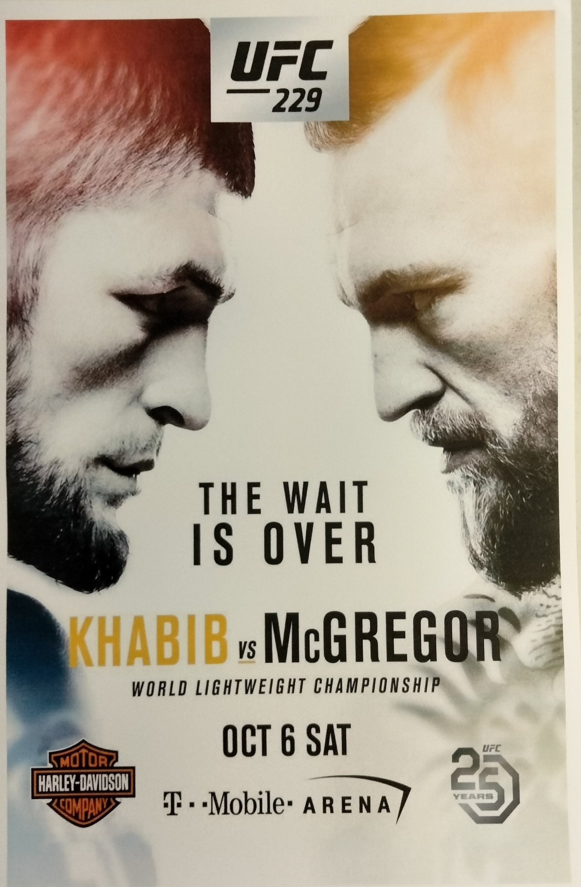 UFC 229 Khabib Vs Mcgregor Laminated Print - Etsy