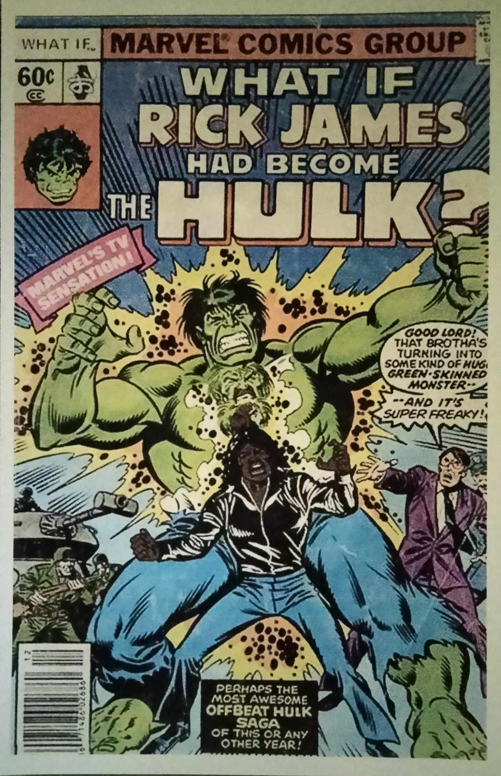 What If RICK JAMES Became the HULK Comic Cover Laminated Print - Etsy