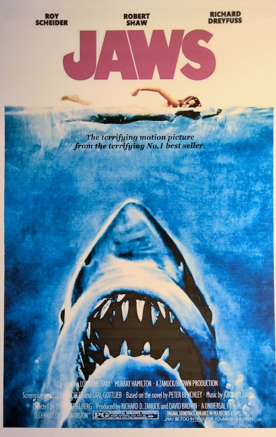 Jaws Original Movie Poster
