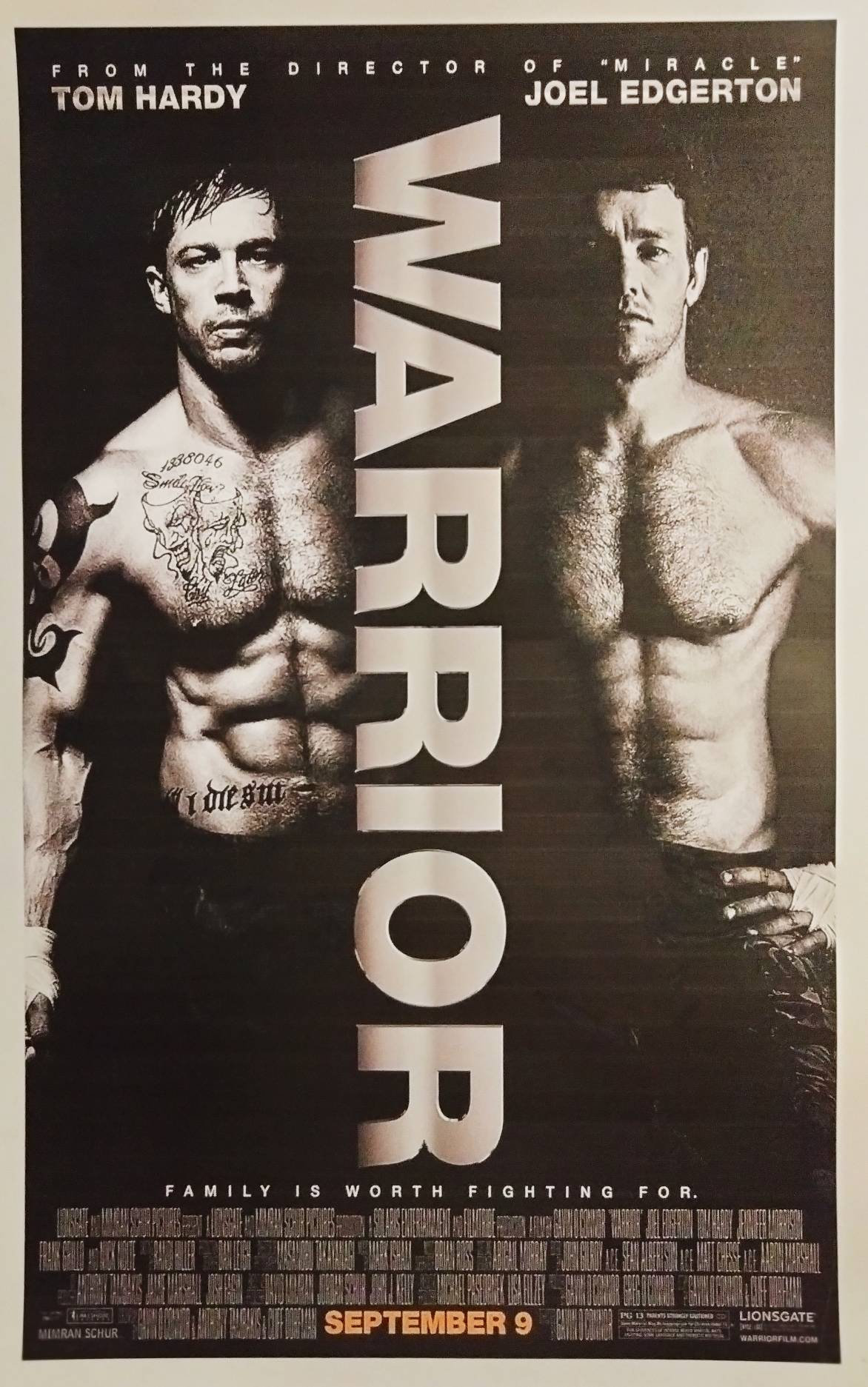 Tom Hardy Warrior Poster