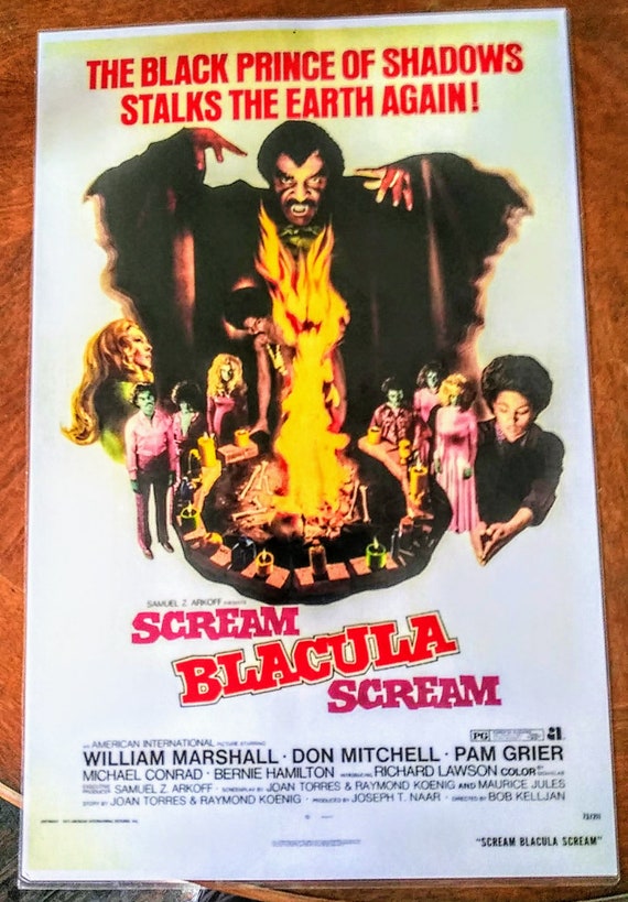 SCREAM BLACULA SCREAM Movie Poster | Etsy