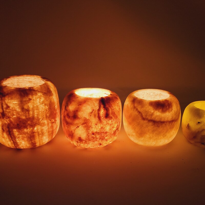 Stone Candle Holder - Etsy