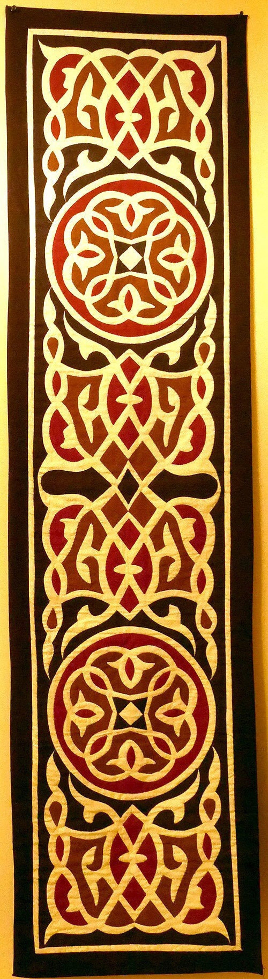 Hand-sewn Egyptian Embroidered Patchwork in Different Styles and Colors ...