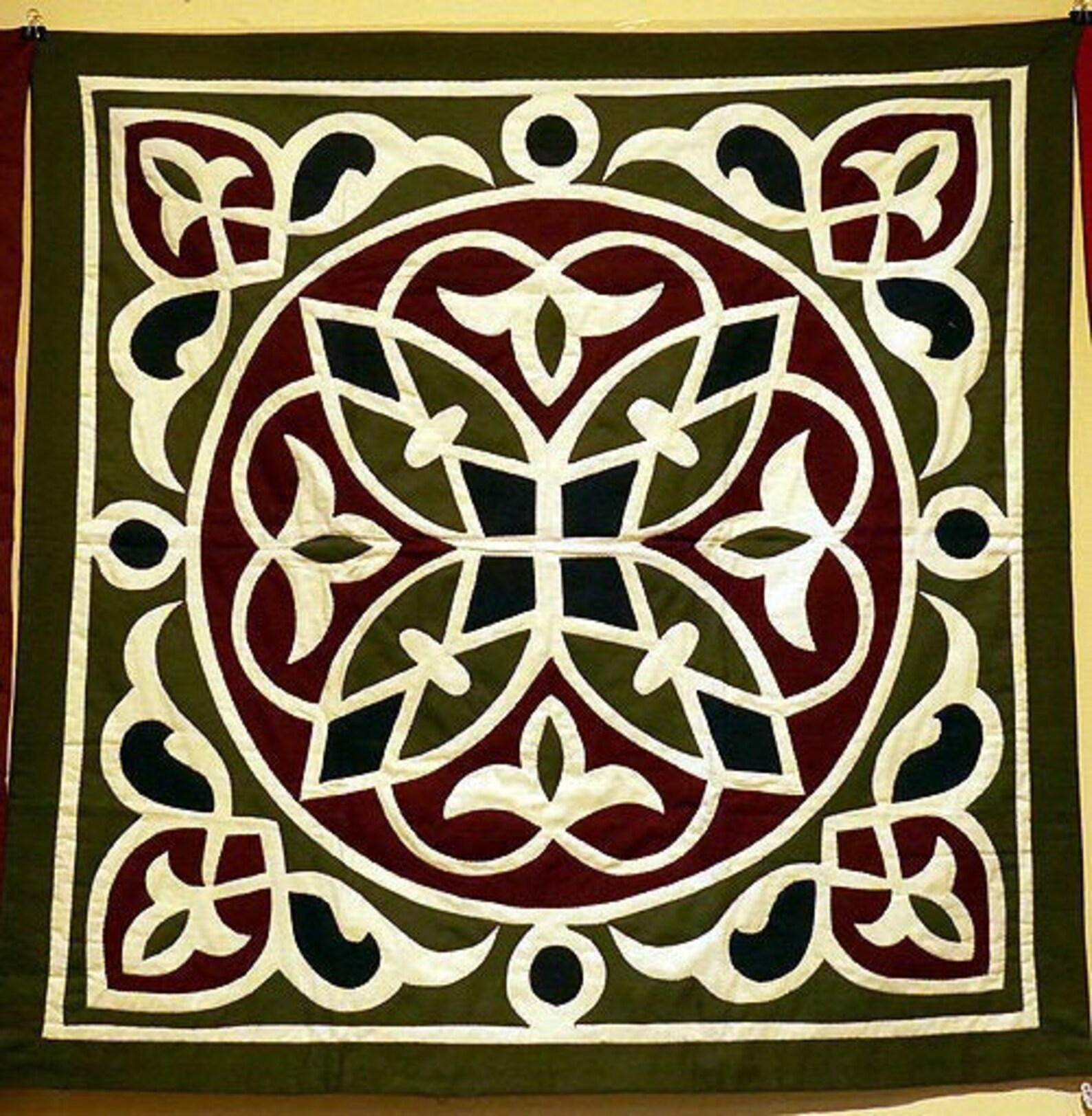 Handmade-sewn Egyptian Embroidered Patchwork in Different Styles and ...
