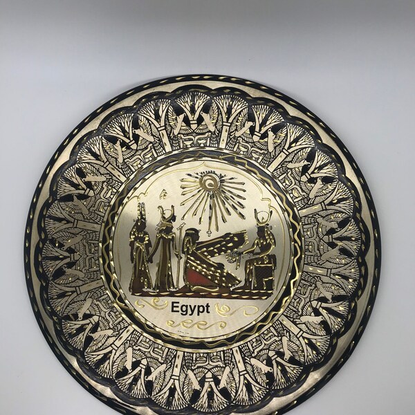 Copper Egyptian Plate - Etsy