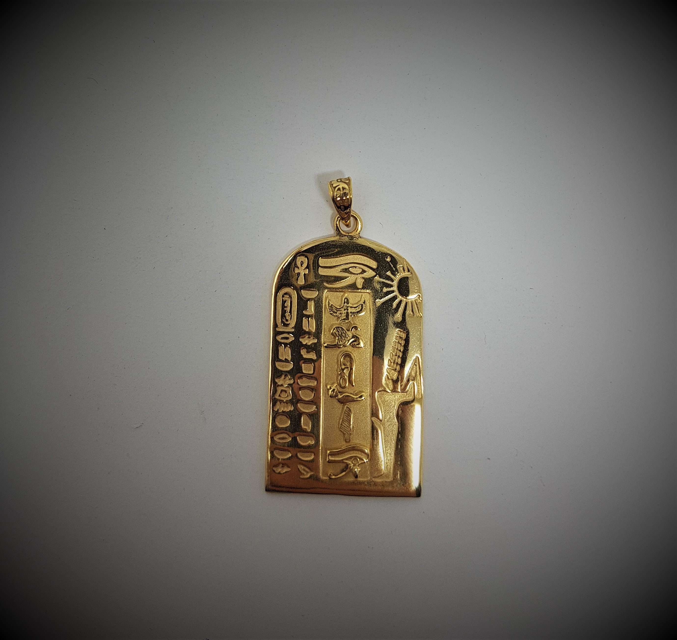 925 Sterling Silver Cartouche Available in Hieroglyphic | Etsy
