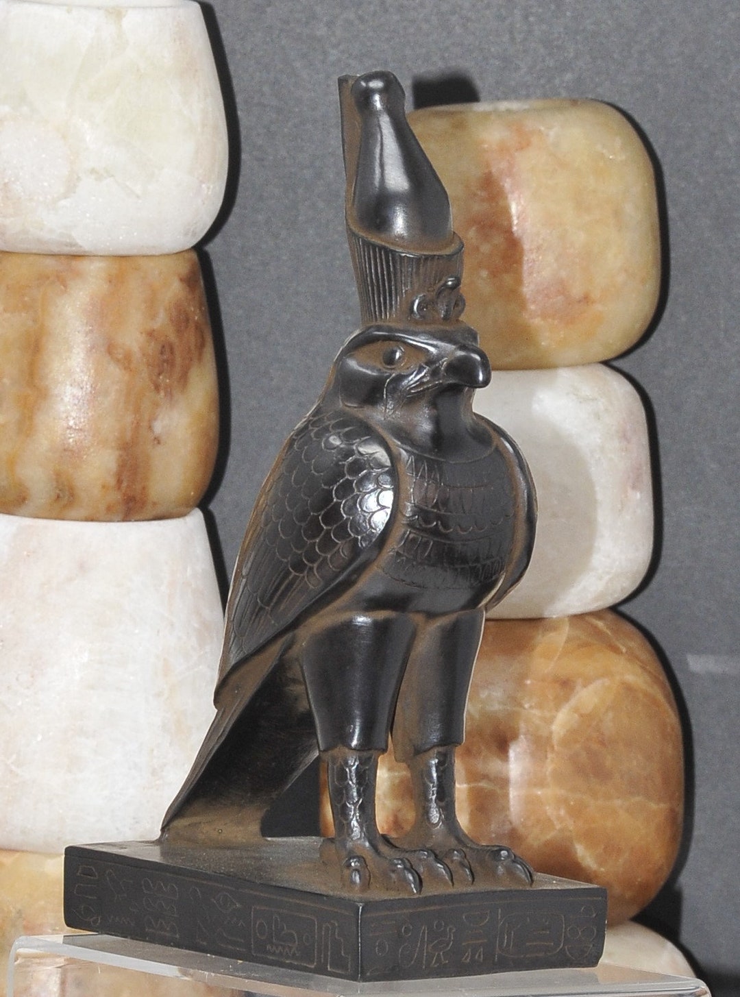 The Falcon-headed God HORUS Wearing Double Crown of Egypt - Replica ...