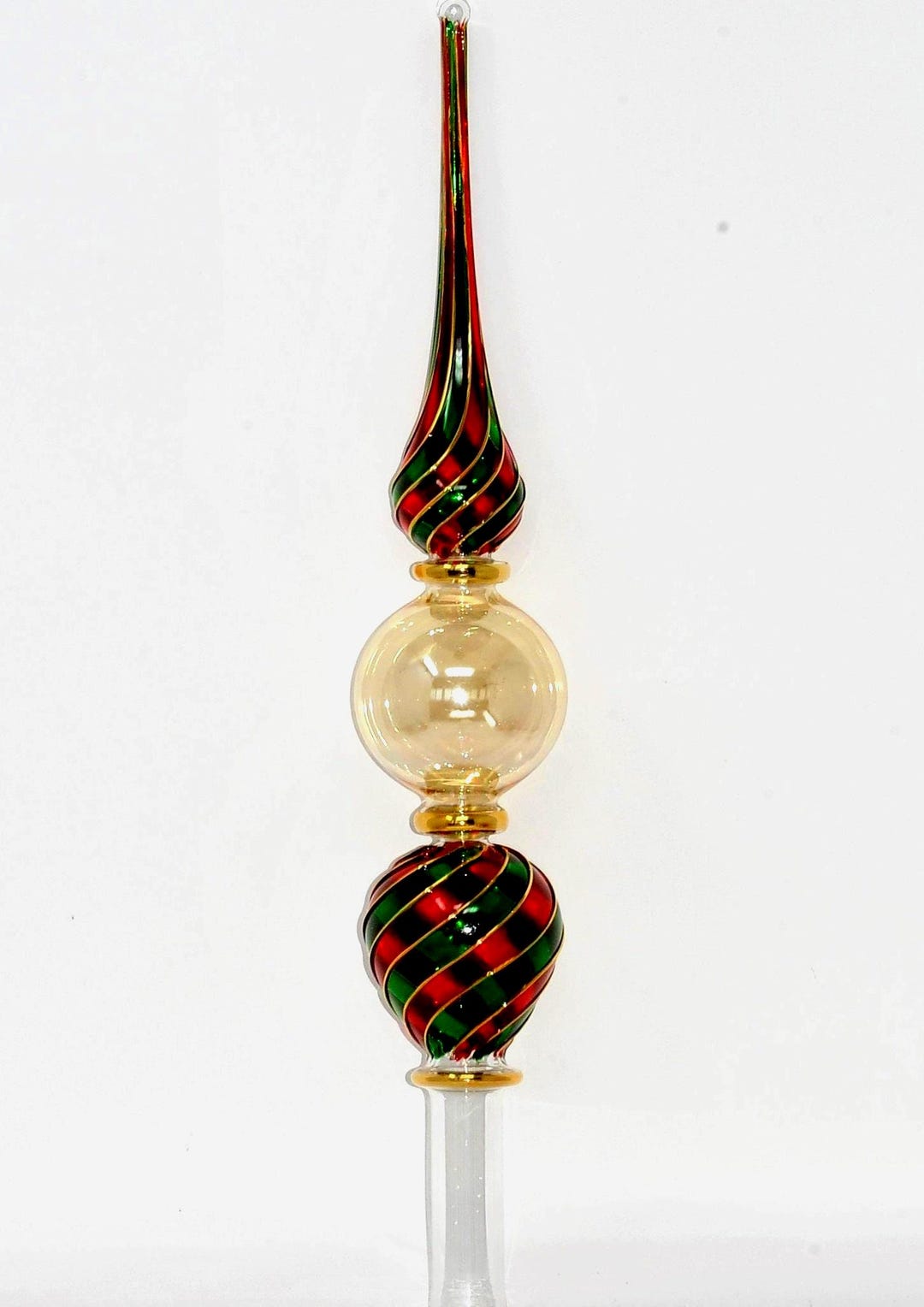 Royal Topper - Amazing Egyptian Blown Glass Topper - Multi Colors ...