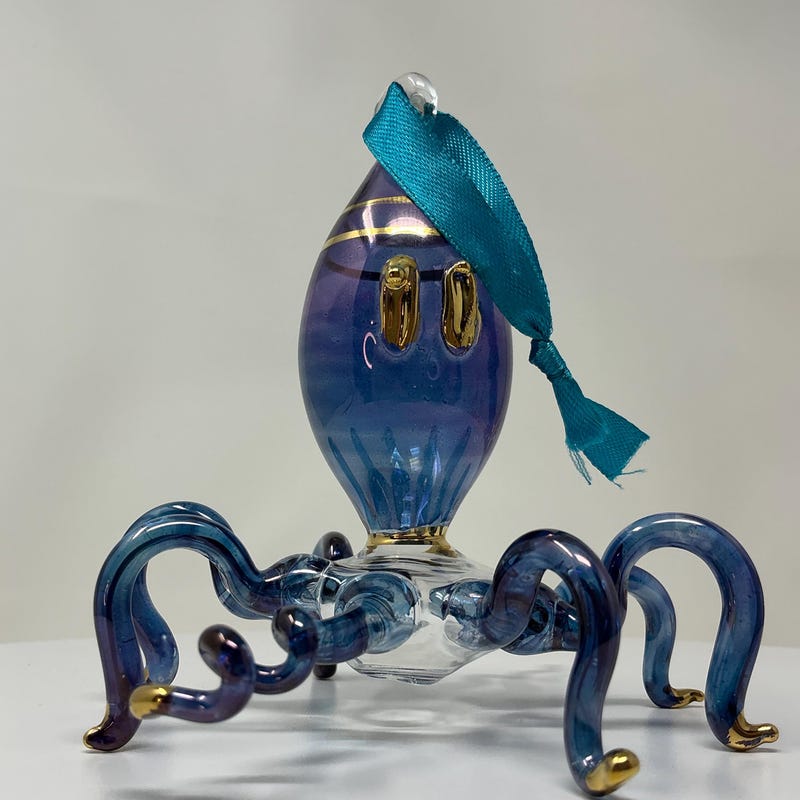 Blown Glass Octopus - Etsy