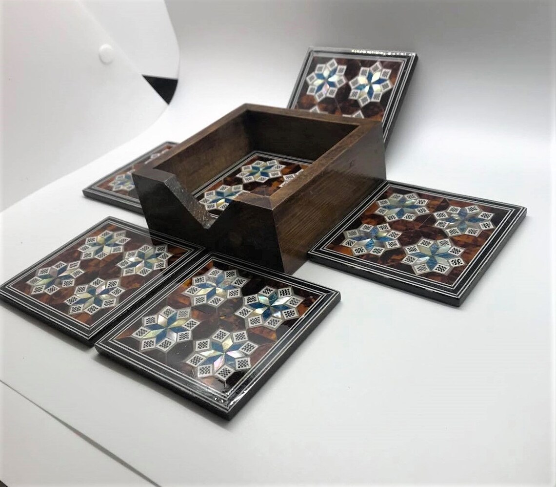 Handmade Coaster Amazing Egyptian Handmade Coasters Set of - Etsy