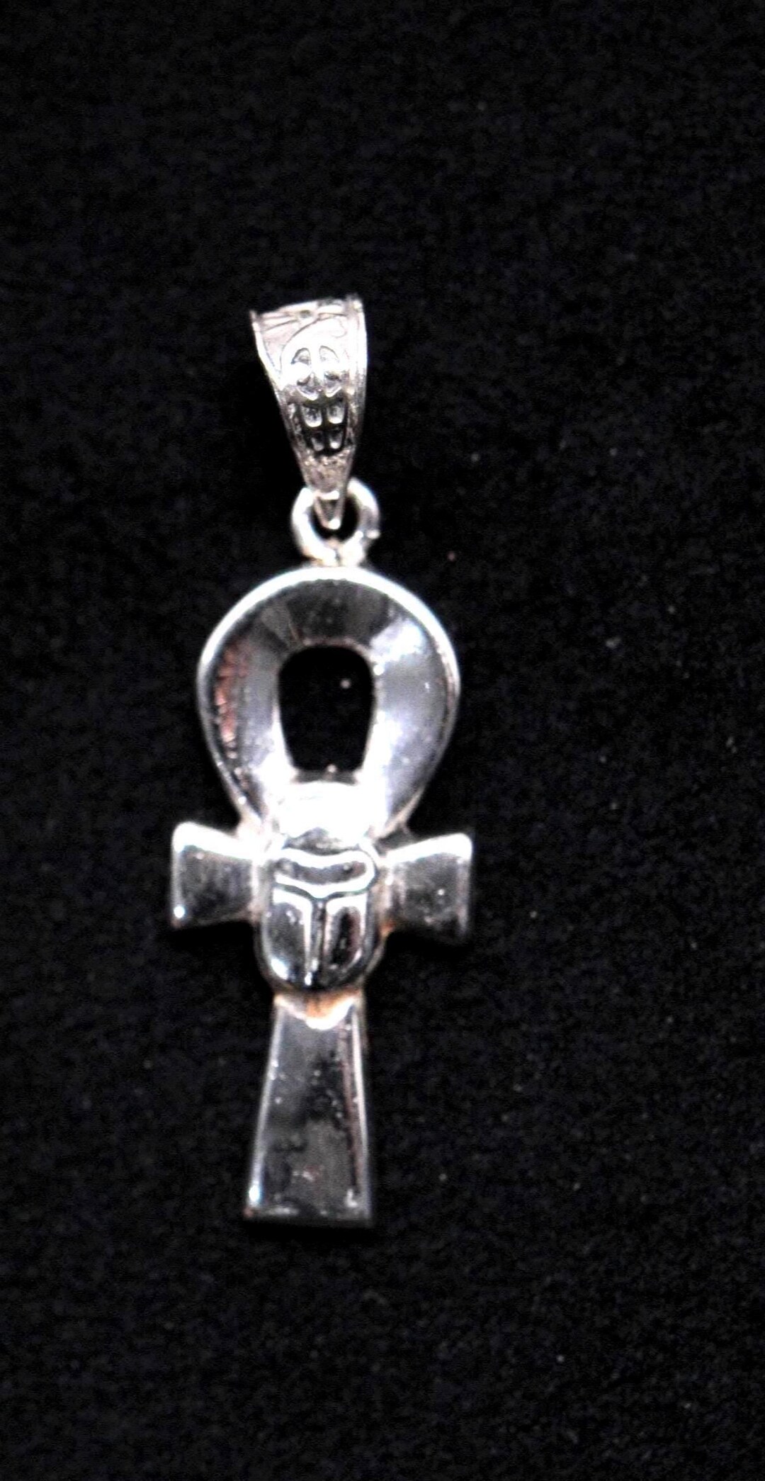 Akhenaten Ankh (key of Life) Pendant With Scarab 925 Sterling Silver ...