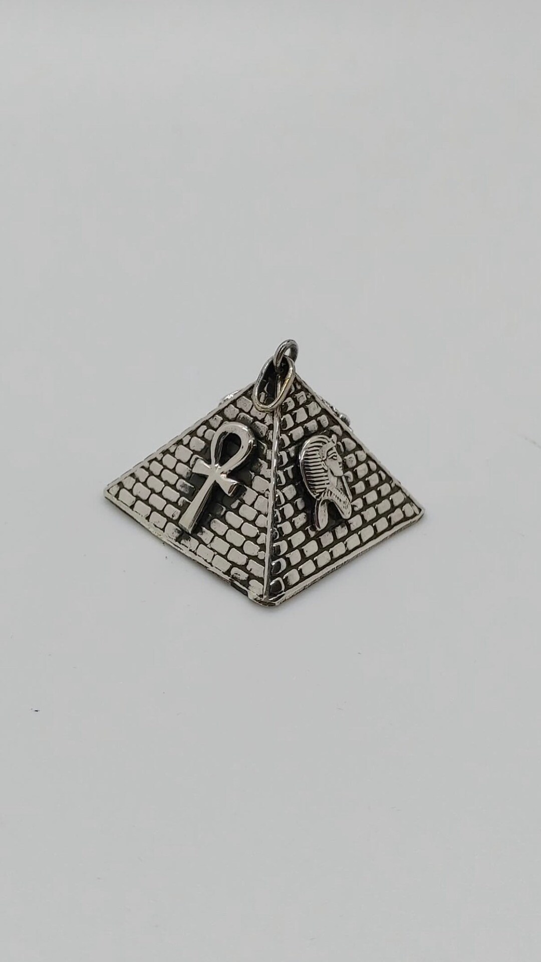 Royal Pyramid, 925 Sterling Stamped Silver, Egyptian Handmade ...