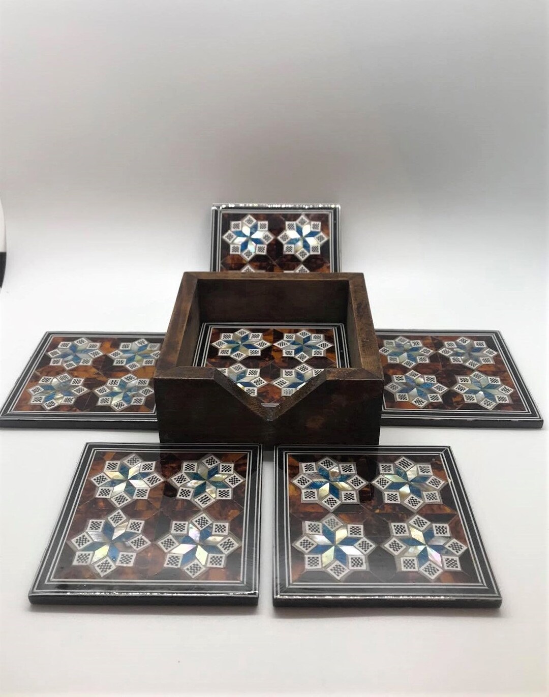 Handmade Coaster , Amazing Egyptian Handmade Coasters - Set of 6 ...