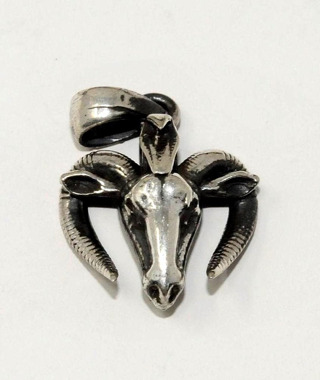 925 Sterling Silver Handmade AMUN-RA Pendant: Egyptian God Jewelry Made ...