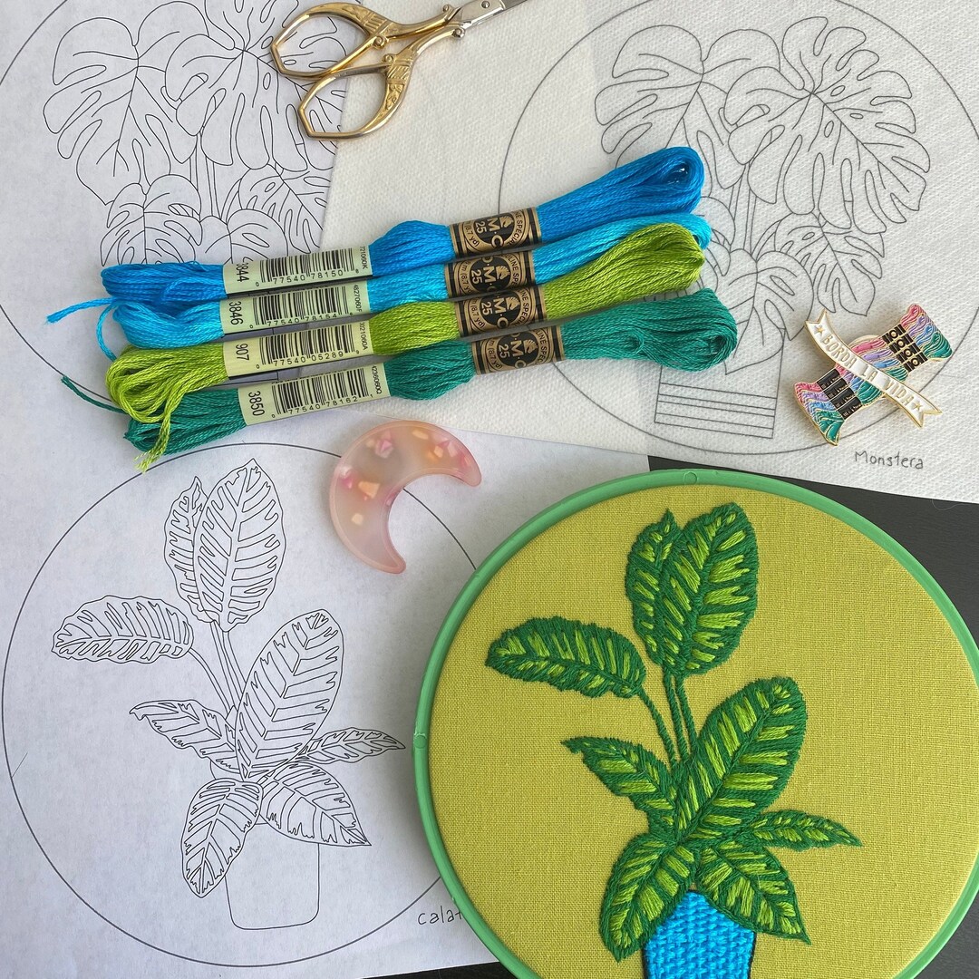 PDF Patterns - 20 Botanical Embroidery Patterns - Etsy