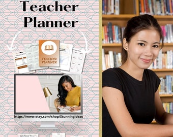 Printable Editable Teacher Planner/ Daily Weekly Monthly Perpetual ...
