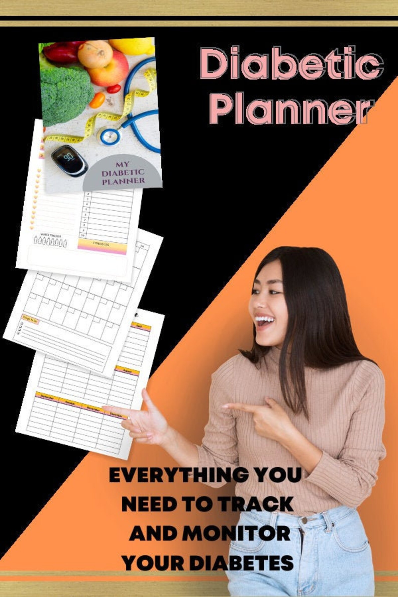Diabetic Planner & Tracker, DIY Printable, - Etsy