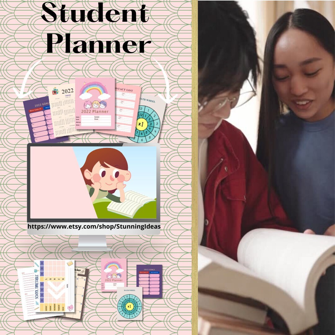 Student Planner - DIY Printable - Etsy