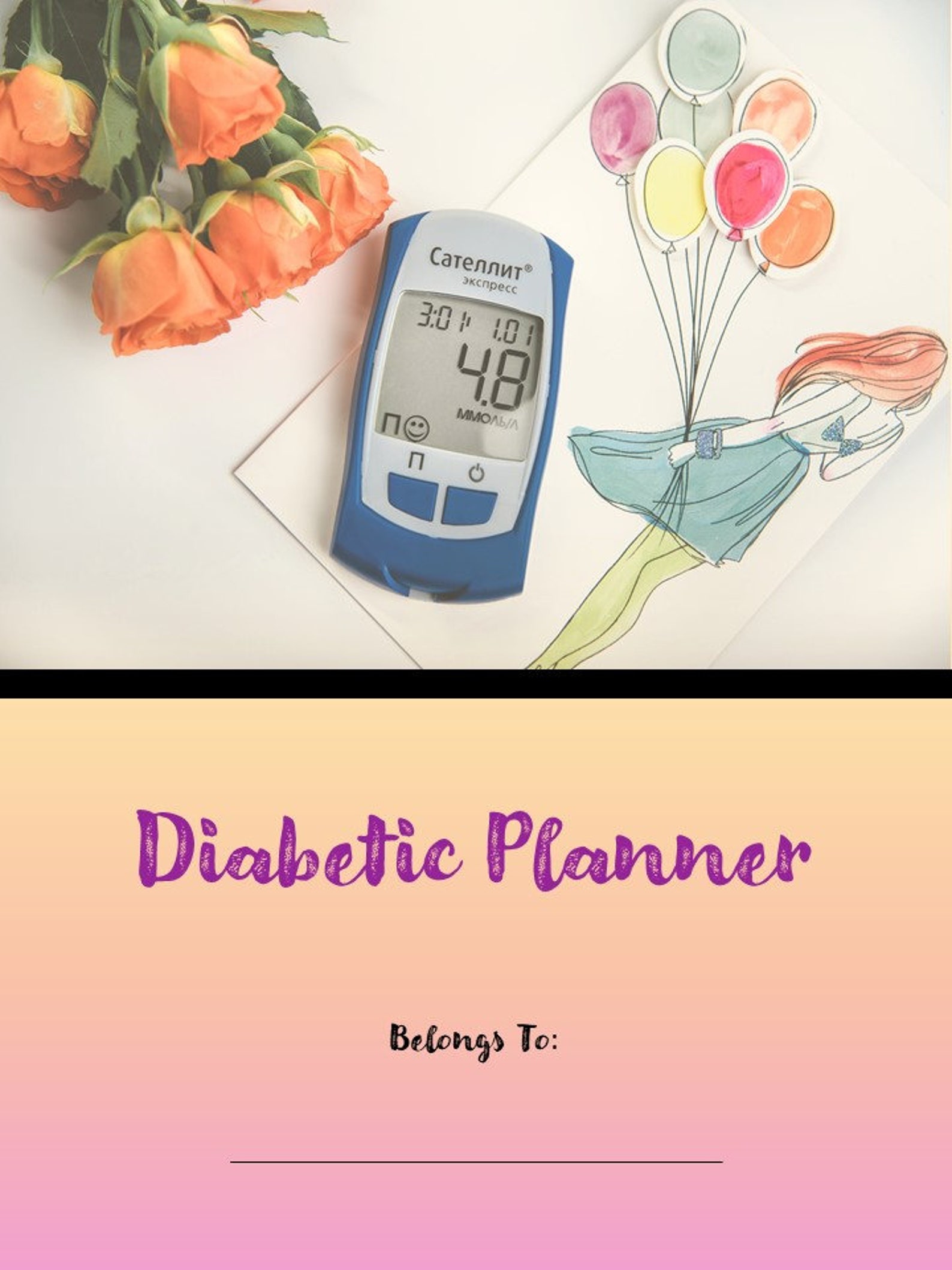 Diabetic Planner & Tracker, DIY Printable, - Etsy