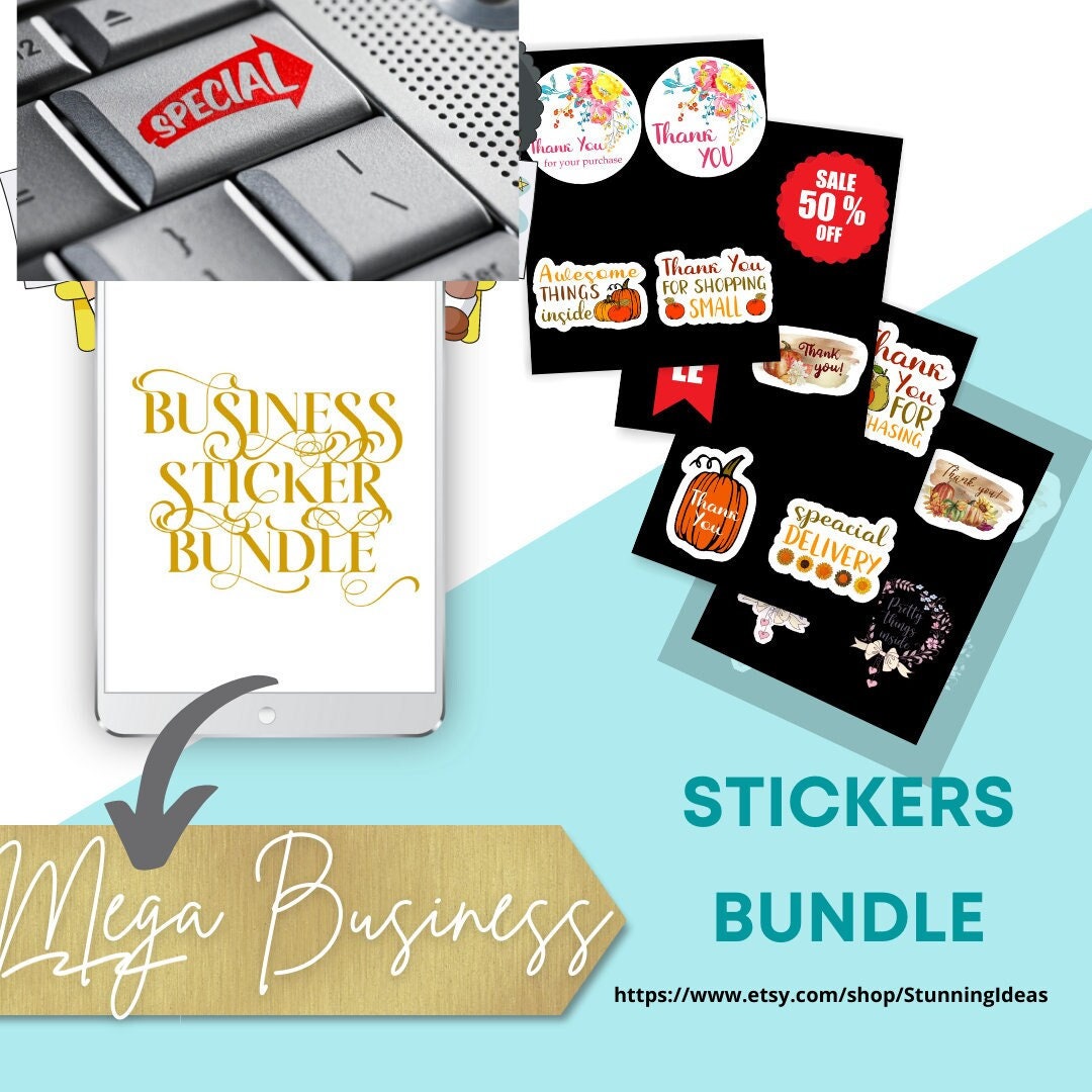 Mega Business Sticker Bundle - Etsy