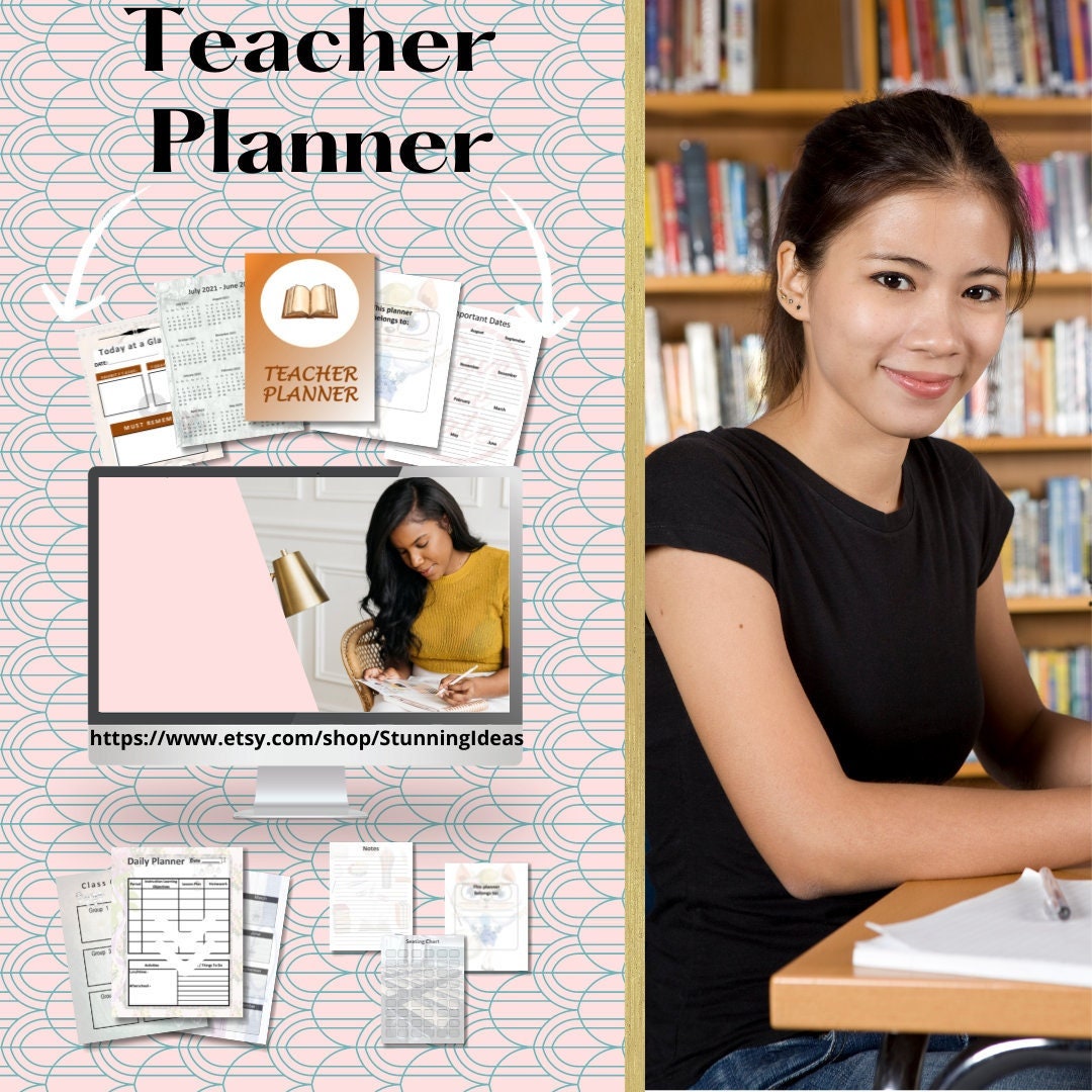 Teacher Planner DIY Printable - Etsy