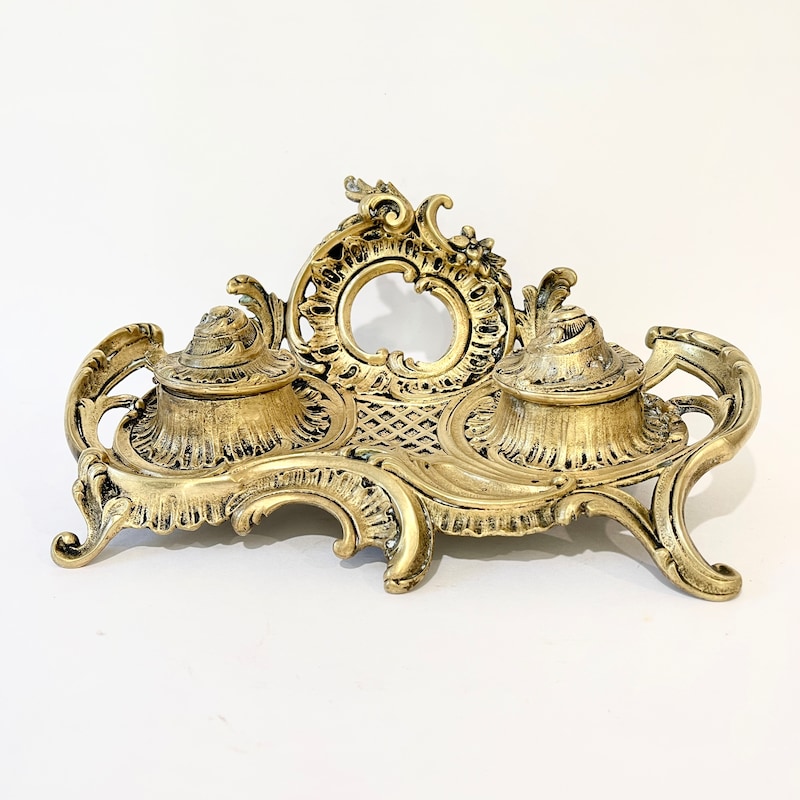 Double Inkwell - Etsy
