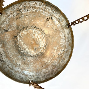 Antique Balance Scale With Copper Pan, Steelyard Roman Scale, Weighing ...