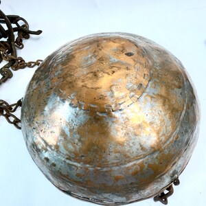 Antique Balance Scale With Copper Pan, Steelyard Roman Scale, Weighing ...