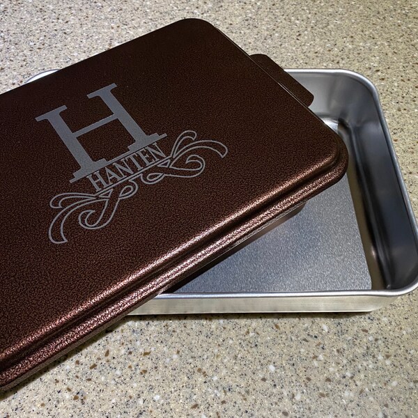 Monogrammed Cake Pan - Etsy