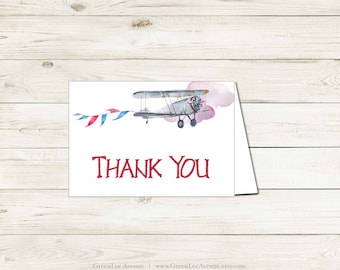 Aviation Thank You Cards - Etsy