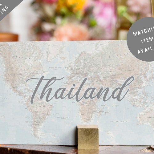 World Map Table Plan Seating Wedding - Etsy UK