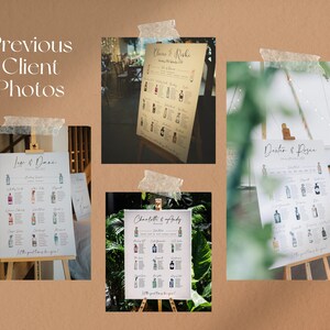 CHAMPAGNE Table Plan Seating Wedding CLASSIC - Etsy UK