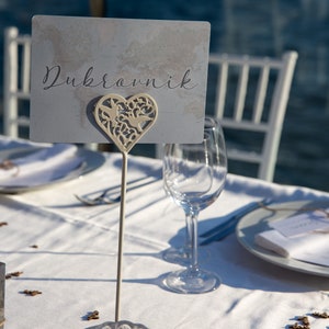 World Map Table Numbers Wedding Centrepiece Table Names | Etsy