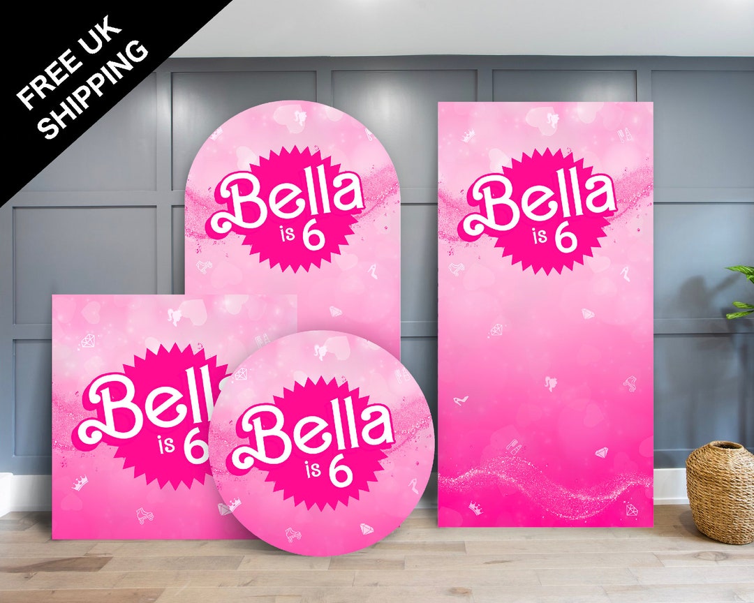 Personalised Party Sign - Pink Girls Party Decorations - Etsy