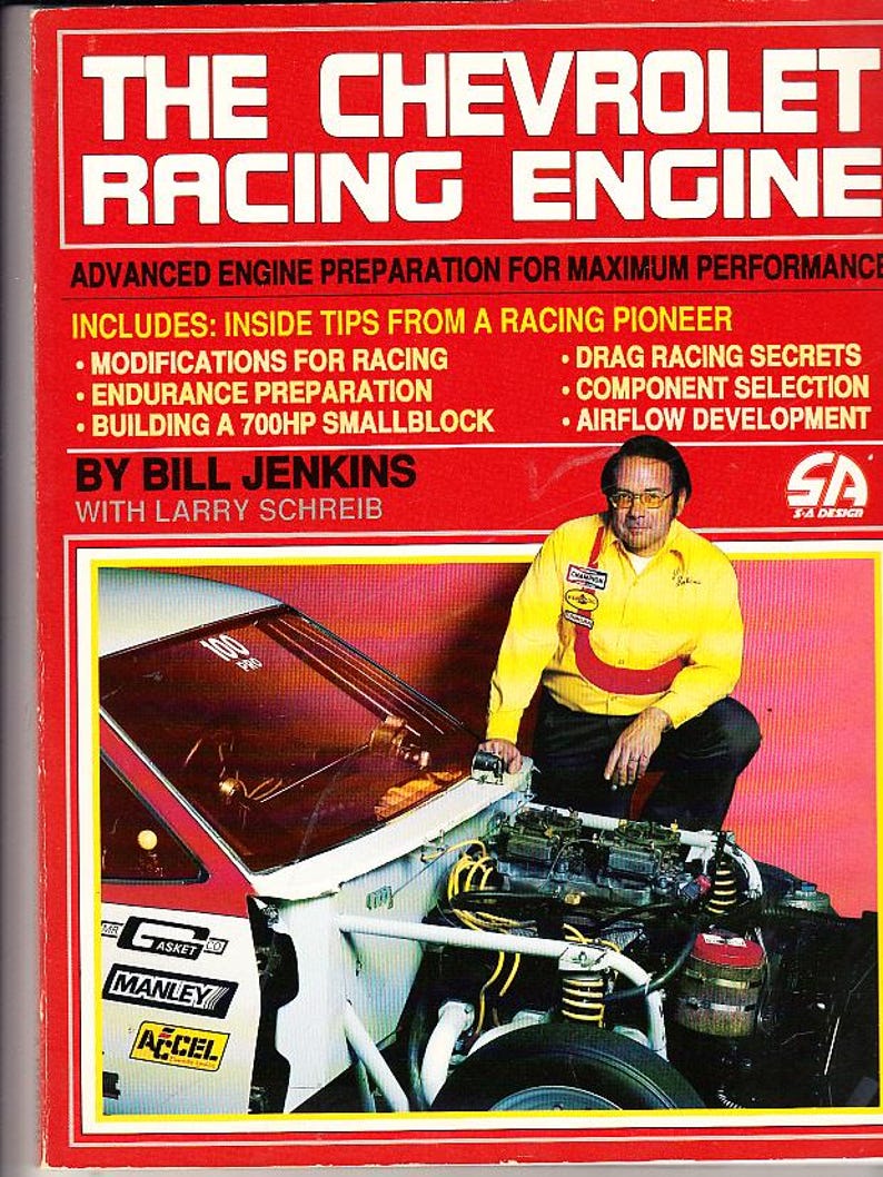 The Chevrolet Racing Engine Book - Etsy