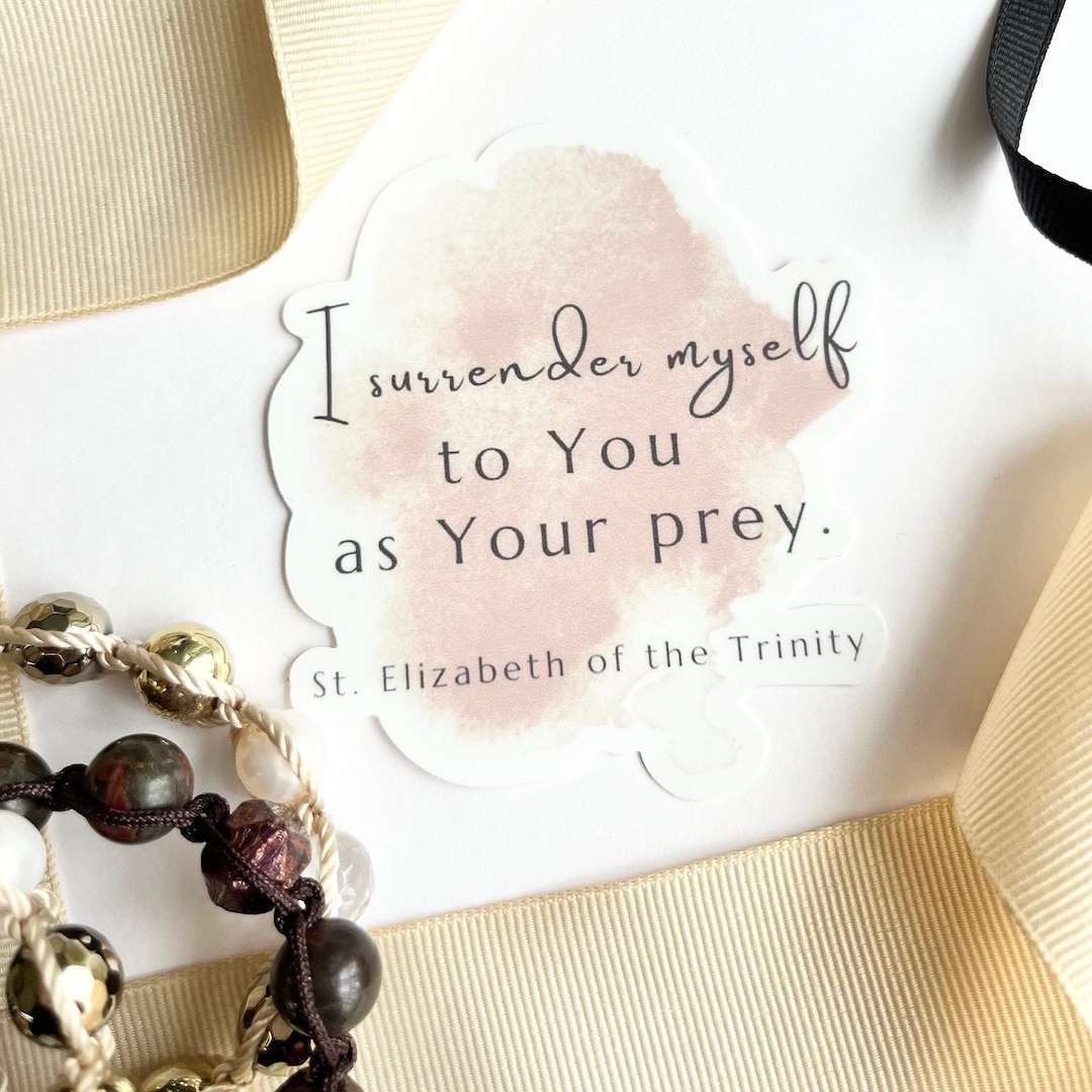St Elizabeth of the Trinity Prayer Waterproof Sticker - Etsy