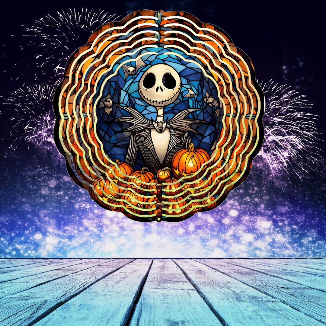 Skeleton Wind Spinner: Spooky Halloween Garden Decor - Etsy